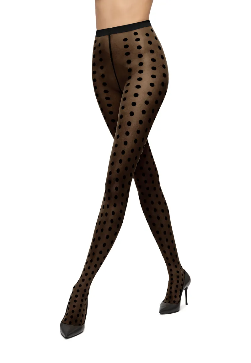 Wolford Bonny Dots Tights in Black