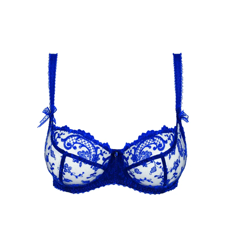 Empreinte Gaby Underwired Low-necked Full Cup Bra in Saphir