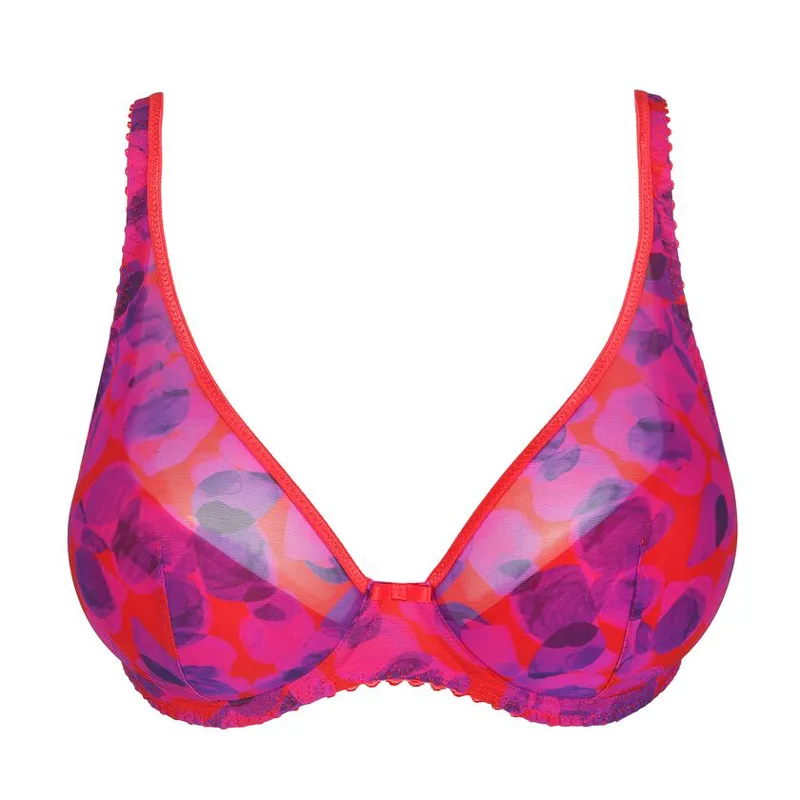 Prima Donna Twist Lenox Hill Half Padded Plunge Bra in Pomme D'amour