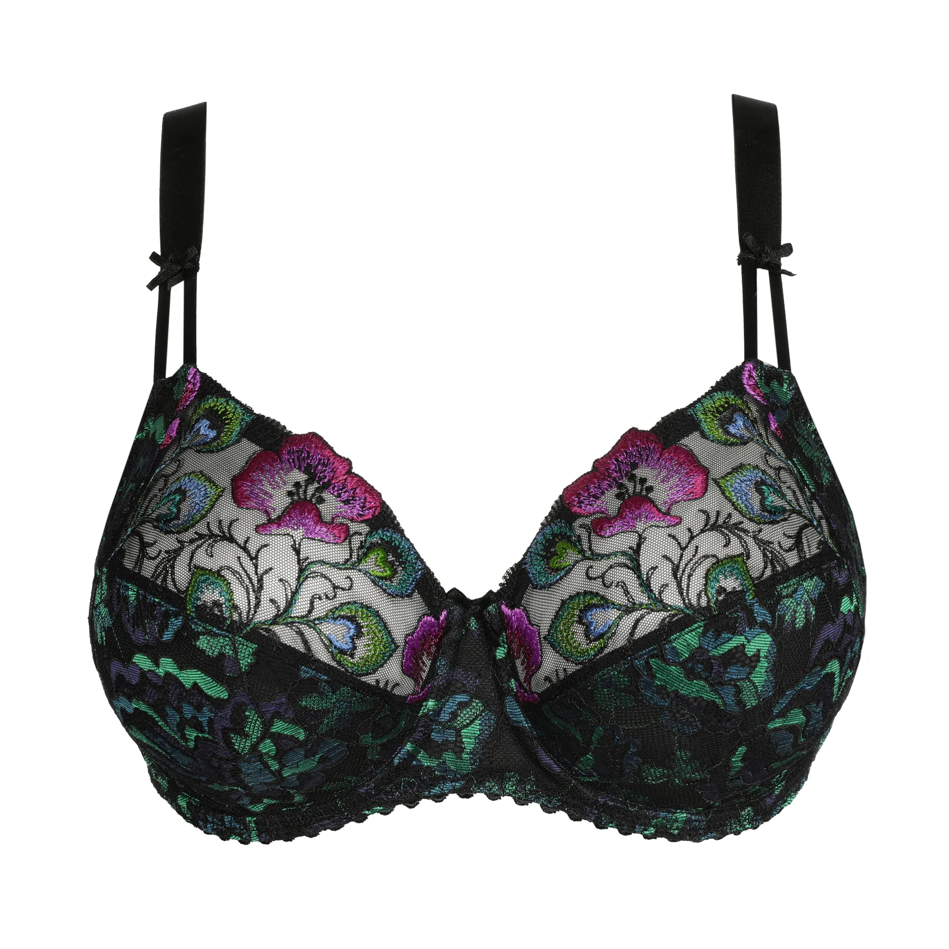 Prima Donna San Angel Full Cup Bra in Peacock Feather