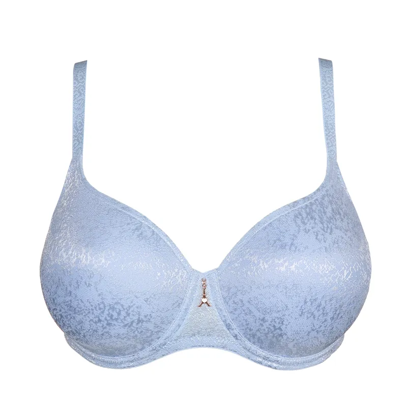 Prima Donna Twist Lumino Padded Heartshape Bra in Pale Blue